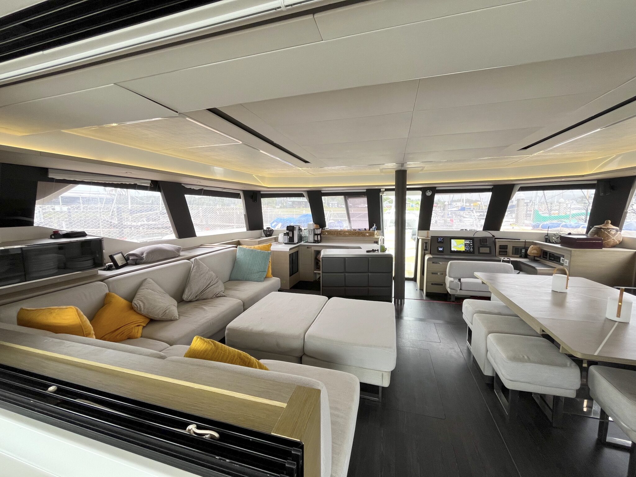 2020 Fountaine Pajot Alegria 67 - Yellow - The Yacht Sales Co.